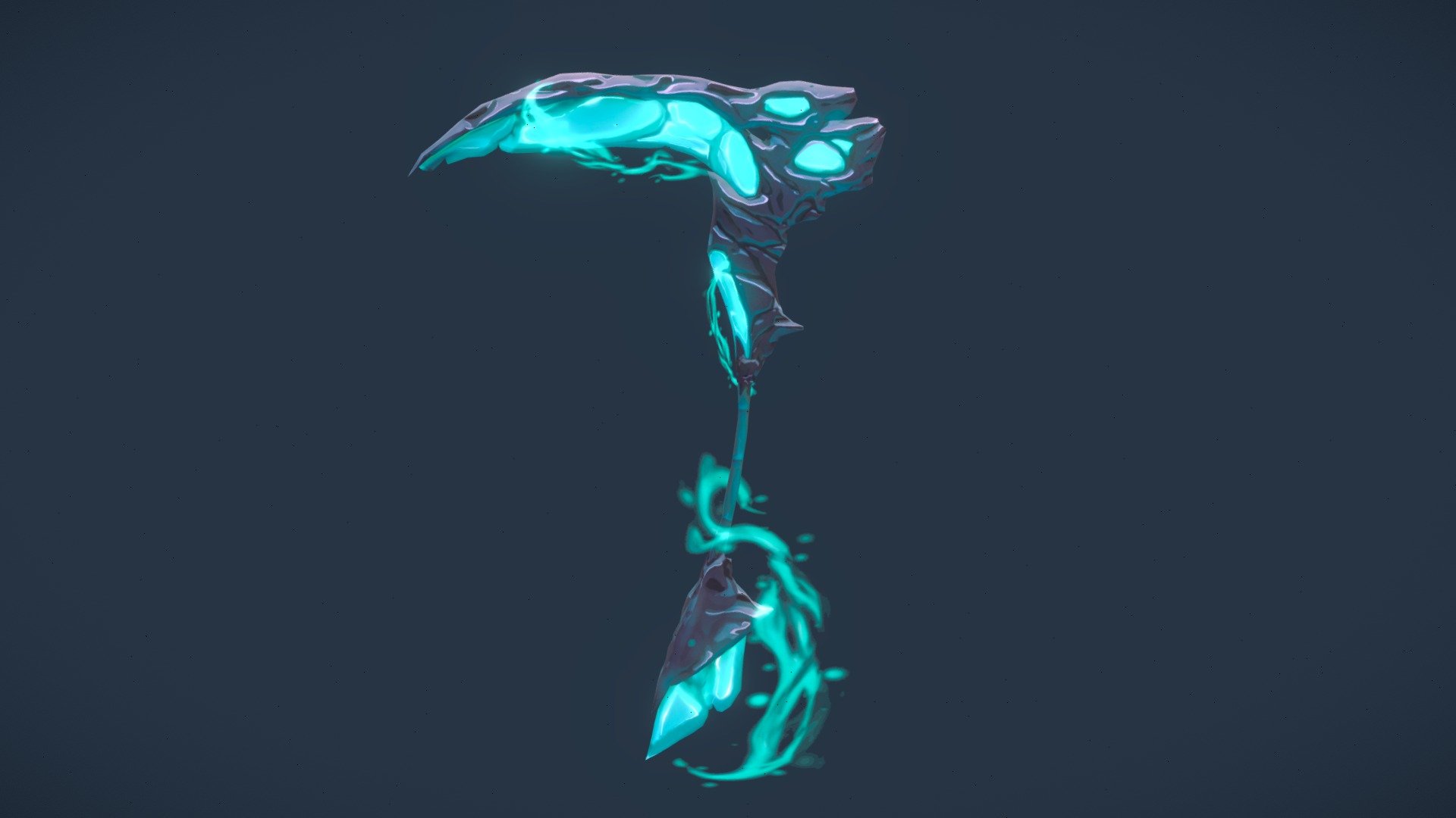 Crystal scythe - 3D model by suuxgar [cbfb428] - Sketchfab