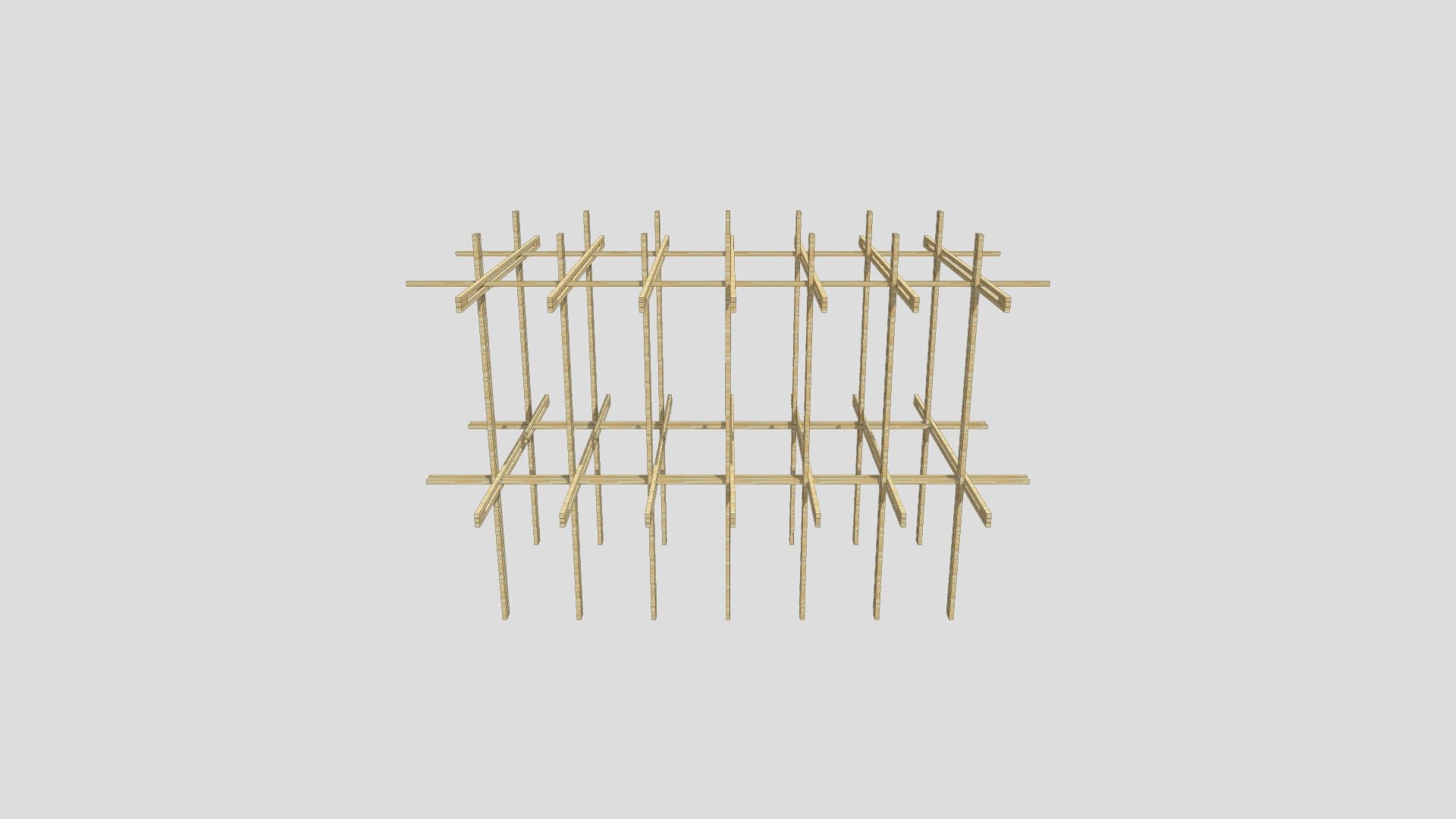 Grilla Estructural Espacial - 3D model by rxiechong (@chongxie ...