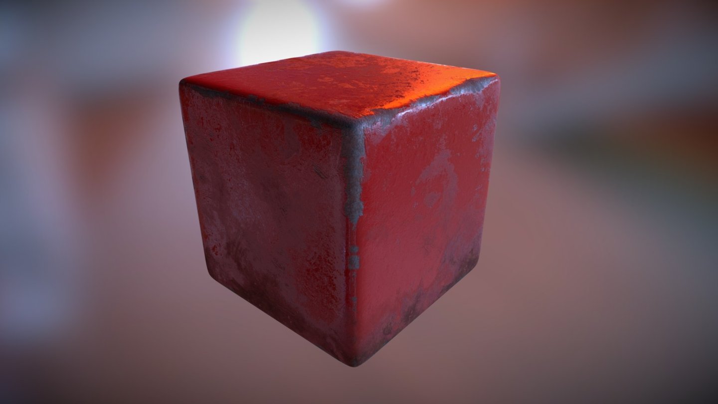 Metal painted Box - 3D model by kenergy [cbfdd7c] - Sketchfab
