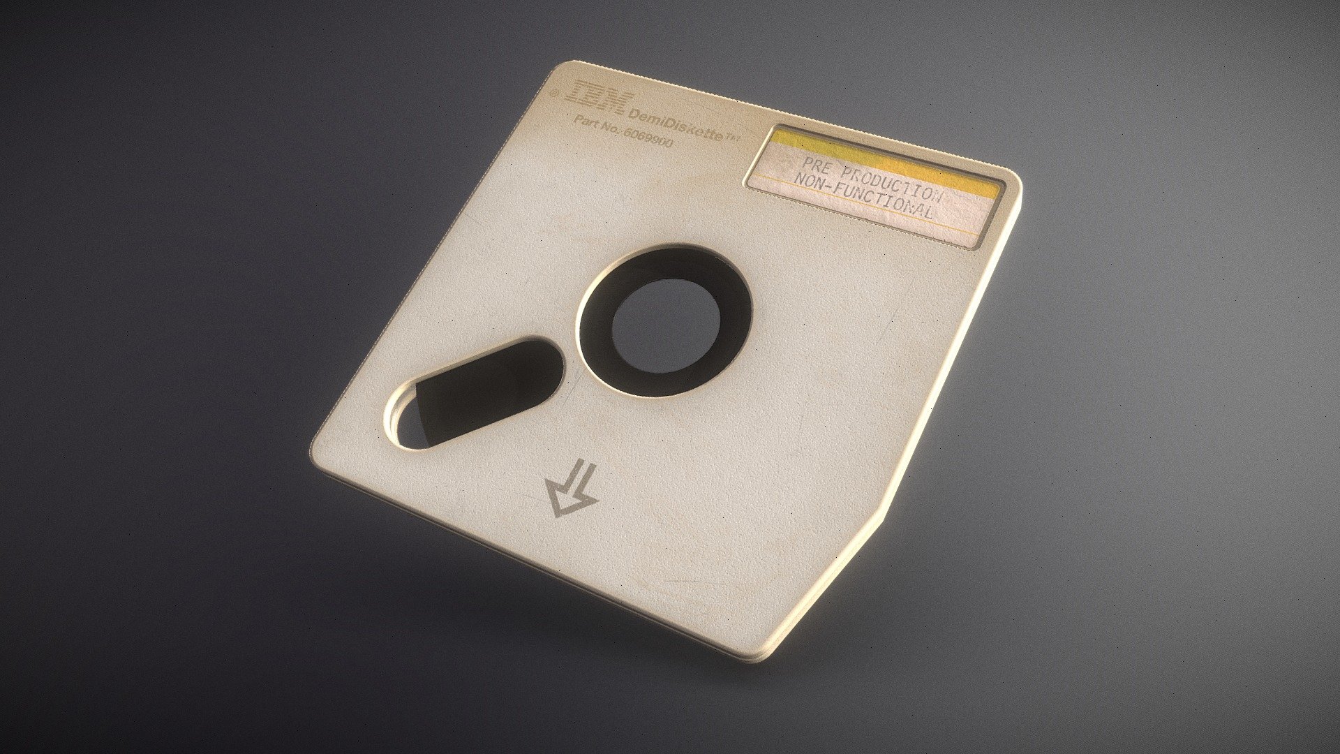 IBM DemiDiskette Floppy Disk - Buy Royalty Free 3D model by Kami Rapacz ...