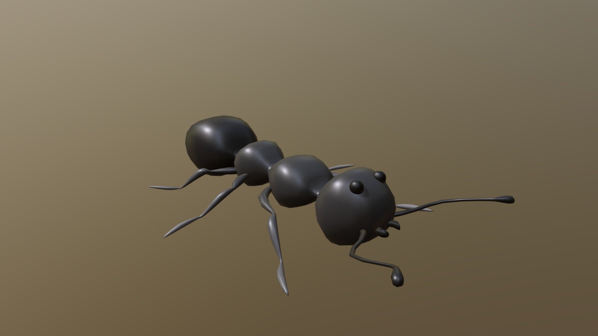 Black Ant - 3D model by nessieco [cbff102] - Sketchfab