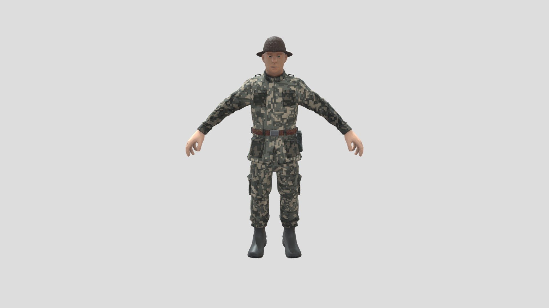 Soilder test - Download Free 3D model by Techno-Universal [cc00831 ...