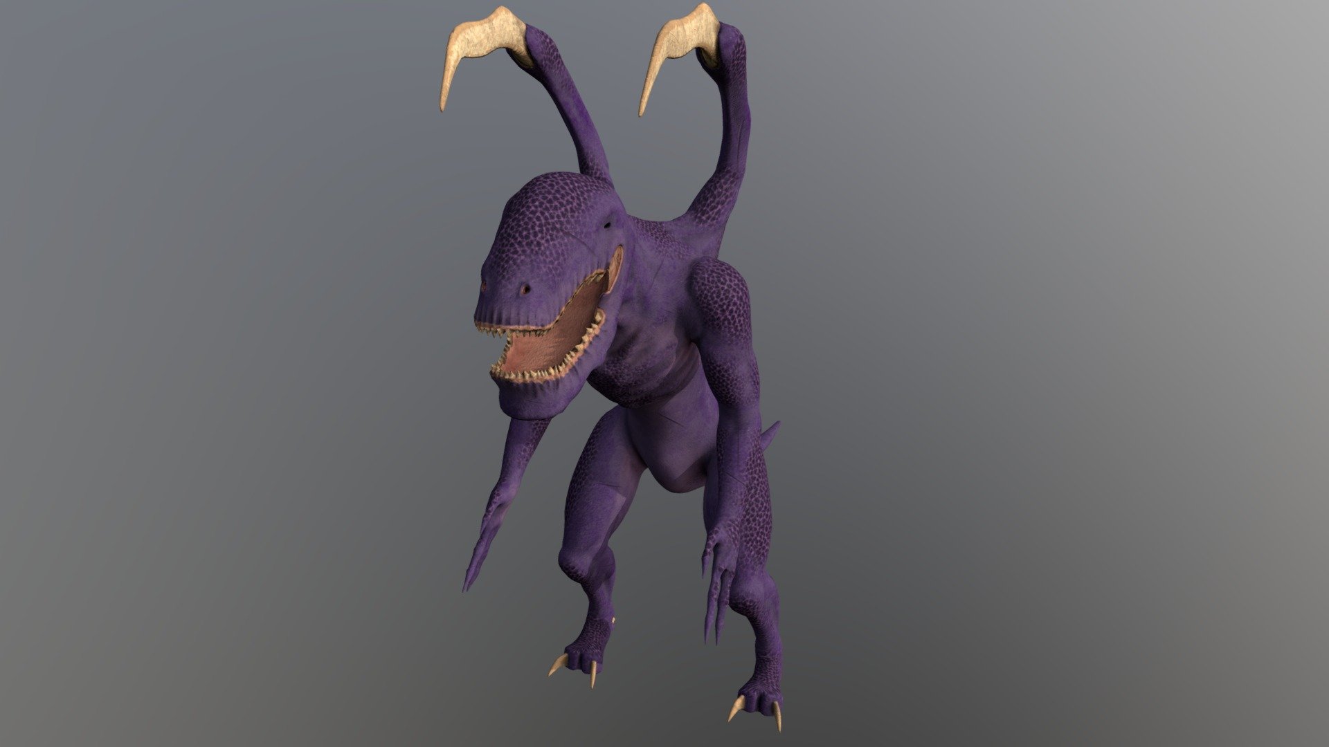 4 Armed Alien - 3D model by DeaverZachary [cc00b9c] - Sketchfab