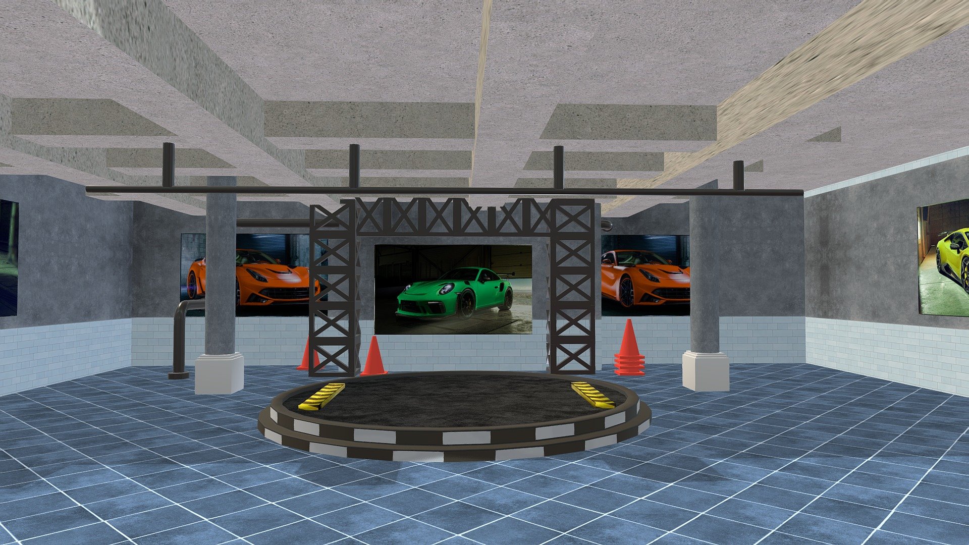 Car Display Podium - 3D model by zaidi40621 (@xaidi40621) [cc01d28 ...