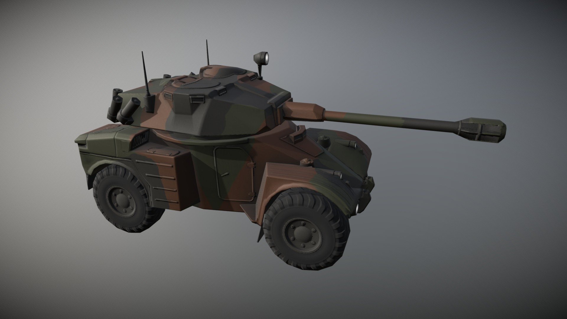 Viper AML-90 Armored Car - 3D model by Tony Indindoli (@tonyind ...