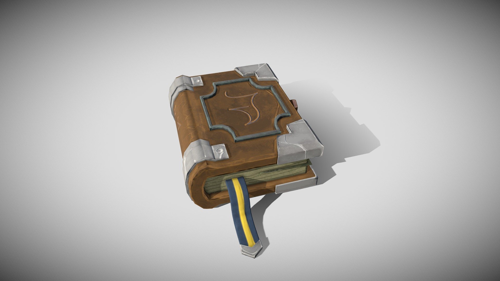 Stylized Book - 3D model by Kuba (@s12942) [cc03789] - Sketchfab