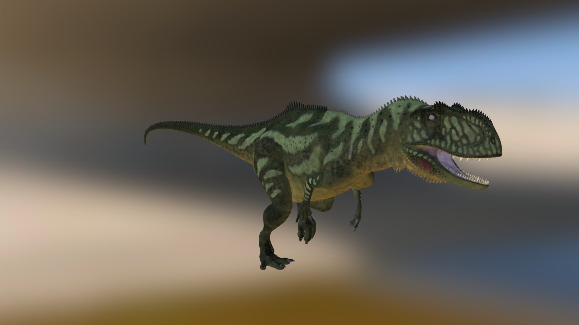 Yangchuanosaurus - 3D model by lestat [cc05706] - Sketchfab