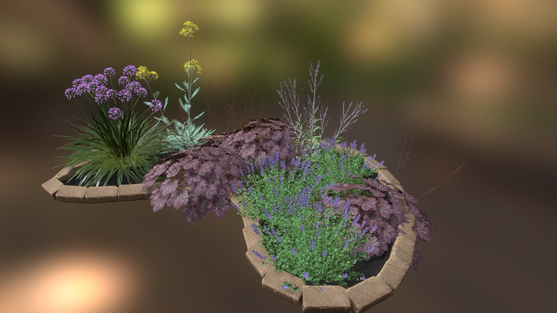 Rain Garden #3 - Download Free 3D model by creaturecreator [cc059b4 ...