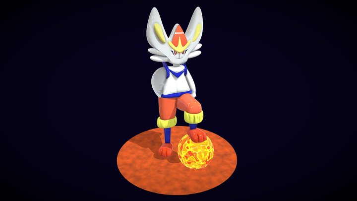 Cinderace 3D models - Sketchfab