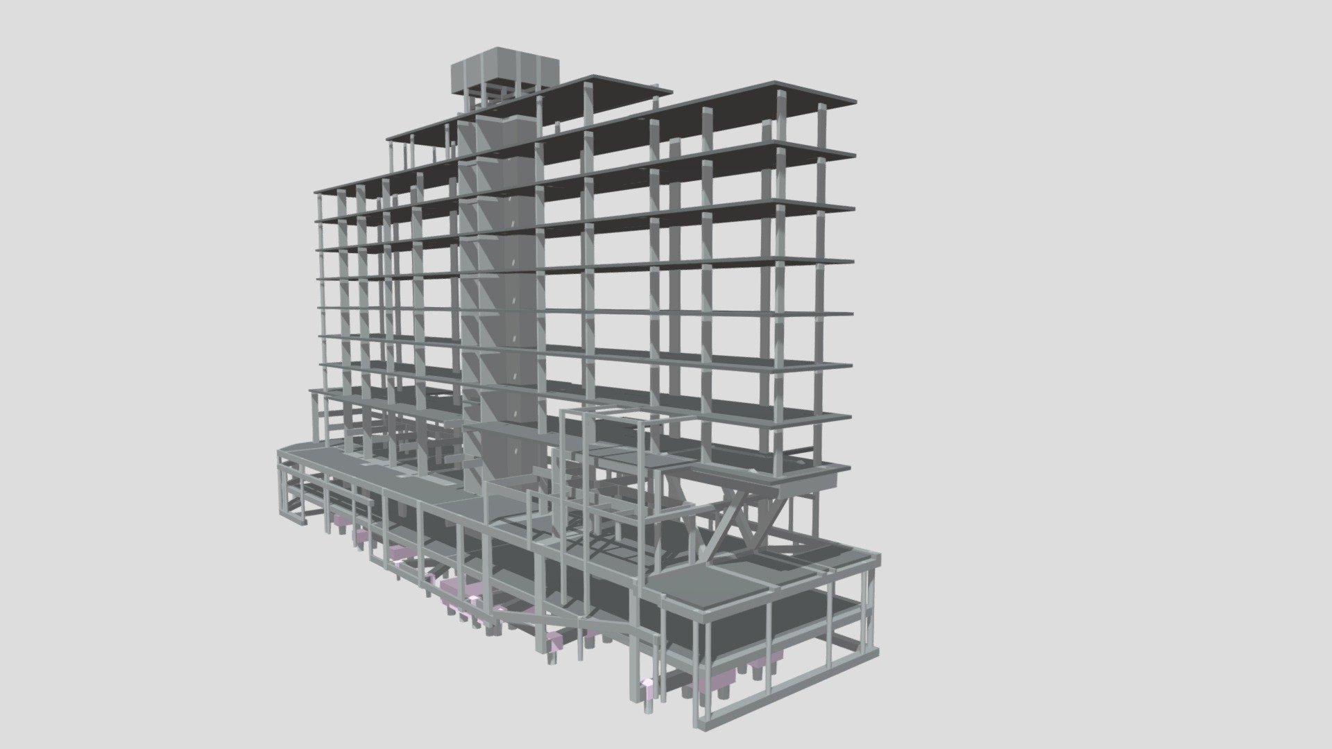 Ed. Oxygen - 3D model by vettorprojetos [cc0777a] - Sketchfab
