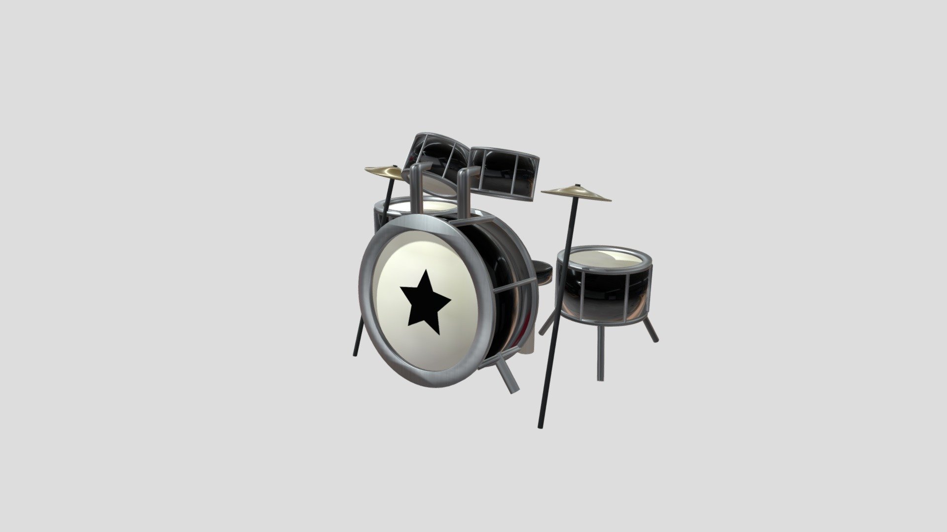 drum kit - Download Free 3D model by Kroko.blend (@jaromir.ternavskiy ...