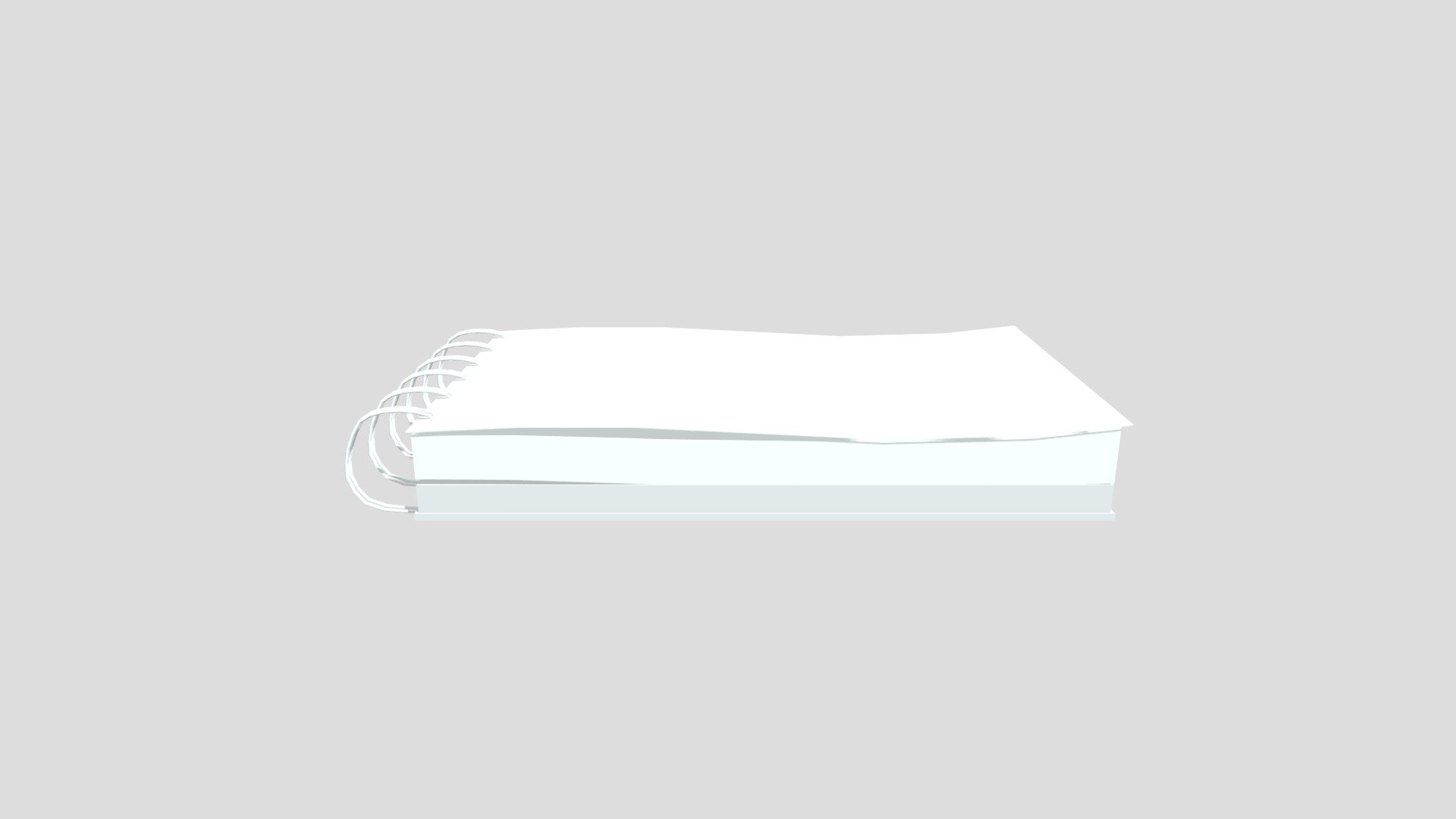 small notepad - 3D model by Ice_Chya [cc09039] - Sketchfab