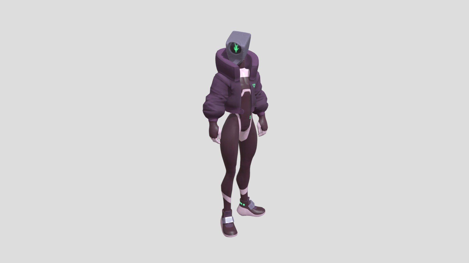 Cyberpunk-robot (3) - 3D model by korkut27 [cc092bd] - Sketchfab