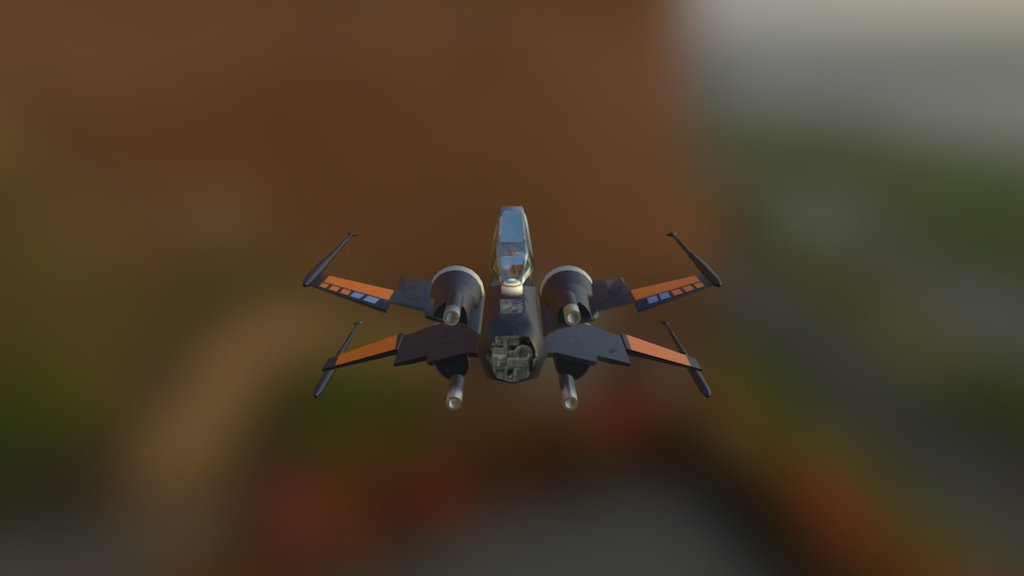 T- 70 X-Wing - 3D model by KP_Sully [cc0955c] - Sketchfab