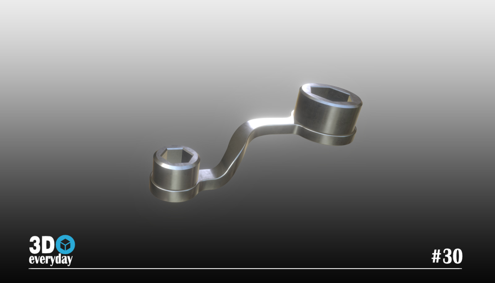 Day#30: CAD spanner - Download Free 3D model by JuanG3D [cc0a200 ...