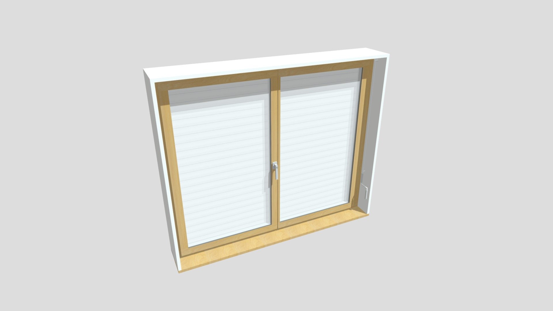 Double window - Download Free 3D model by 1-3D.com [cc0c79b] - Sketchfab