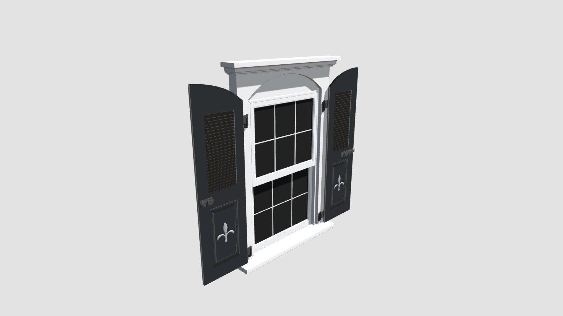 window shutters - Buy Royalty Free 3D model by Evermotion [cc0e3a6 ...