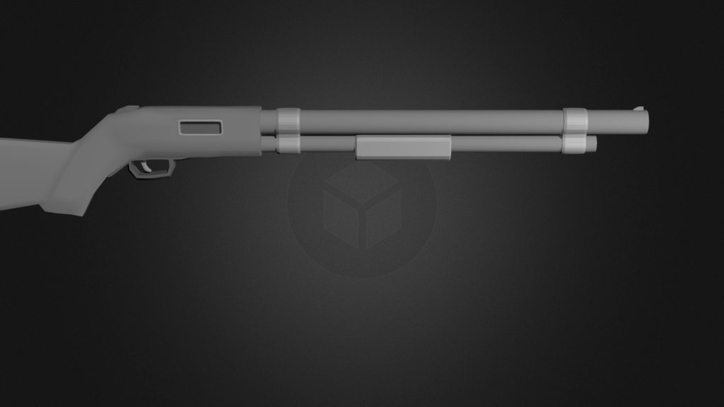 Shotgun - 3D model by ffnori1 [cc0e638] - Sketchfab