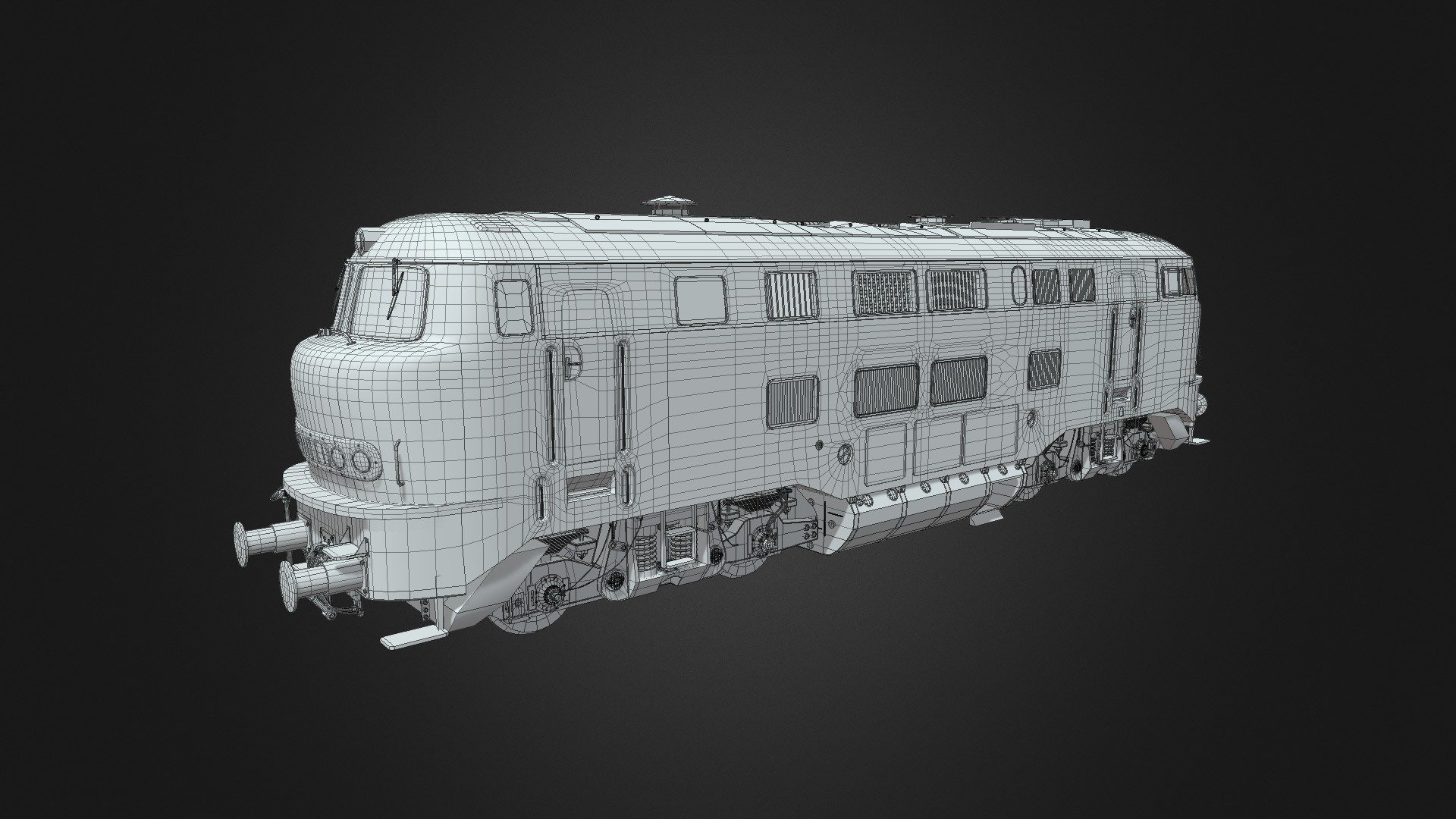 Roco 72181 H0 Diesel locomotive BR 215 of DB - 3D model by Pias Barua ...