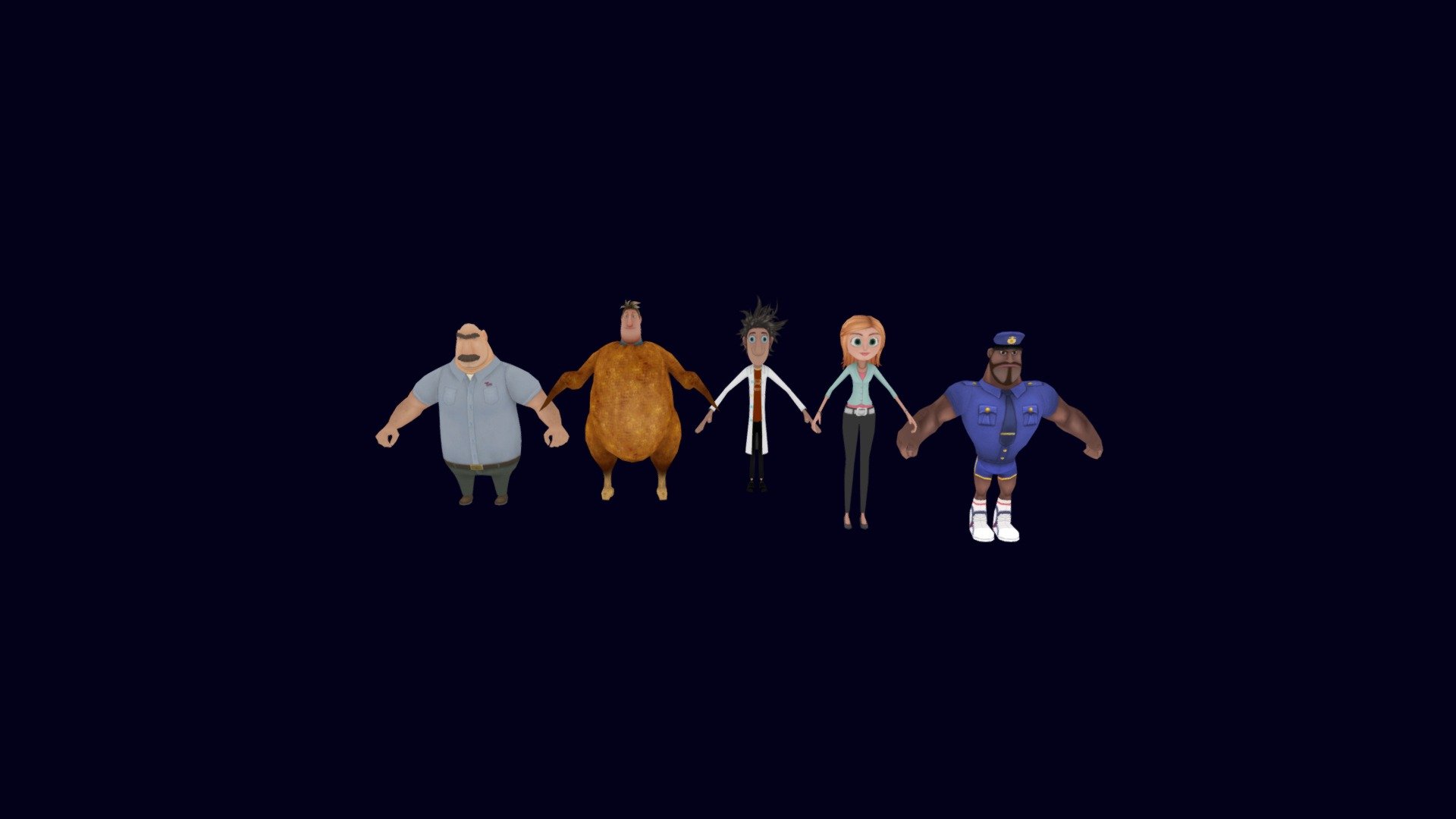 FLINT SAM BRENT TIM EARL - 3D model by littleeinsteinjune [cc101f7 ...
