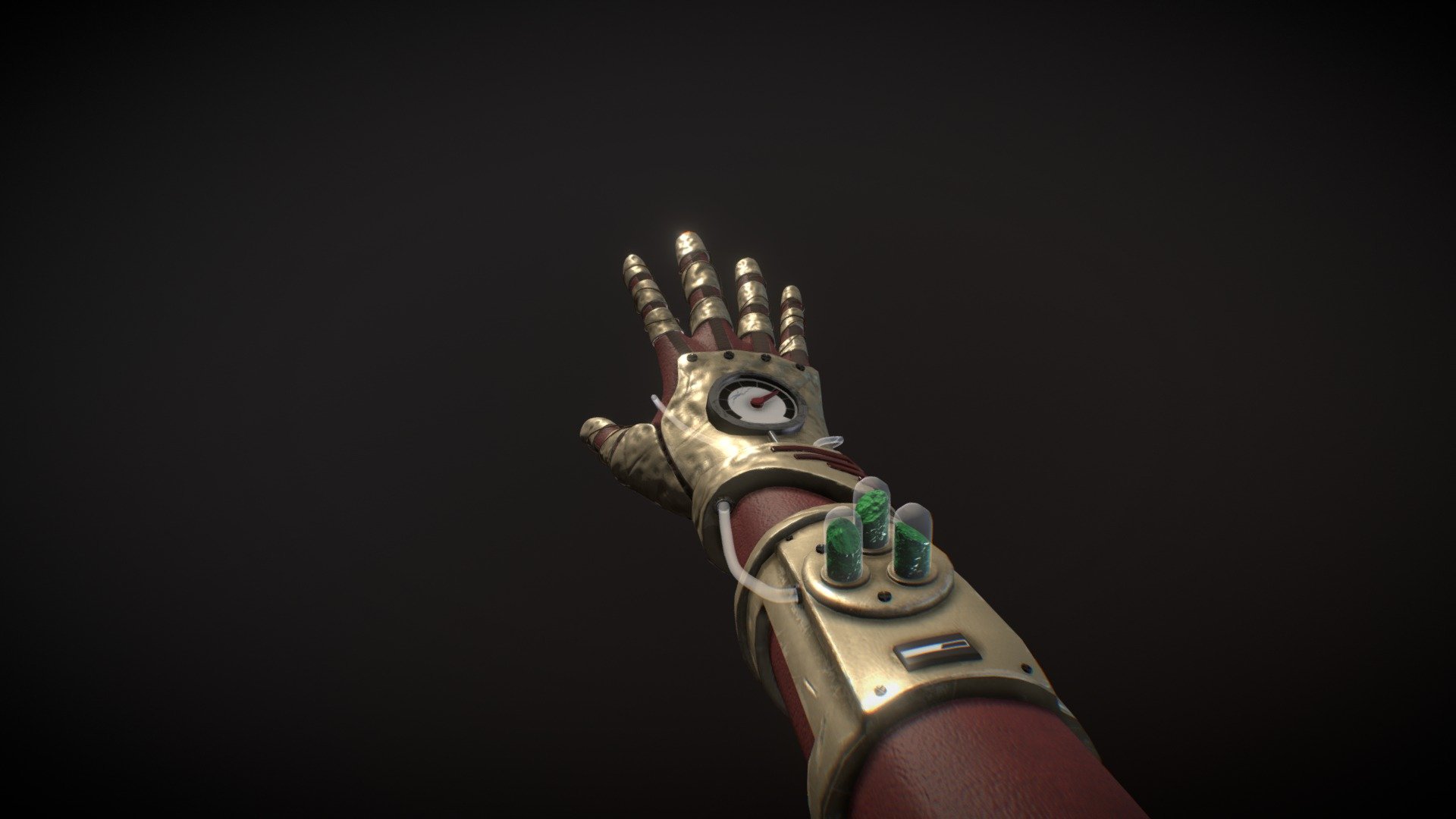 Steampunk Alchemist Gauntlet - 3D model by Tom Broughton (@tombroughton ...