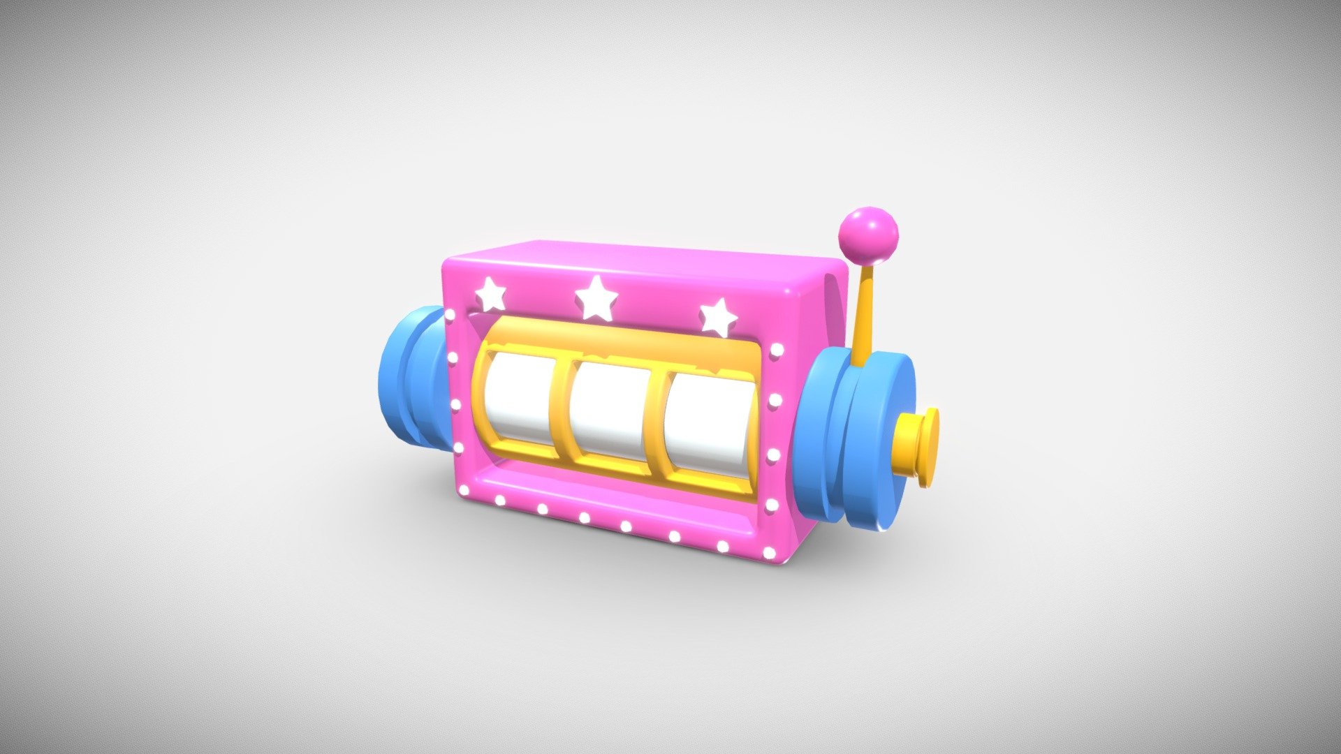Stylized Jackpot Slot Machine - Download Free 3D model by Burak Özcan ...
