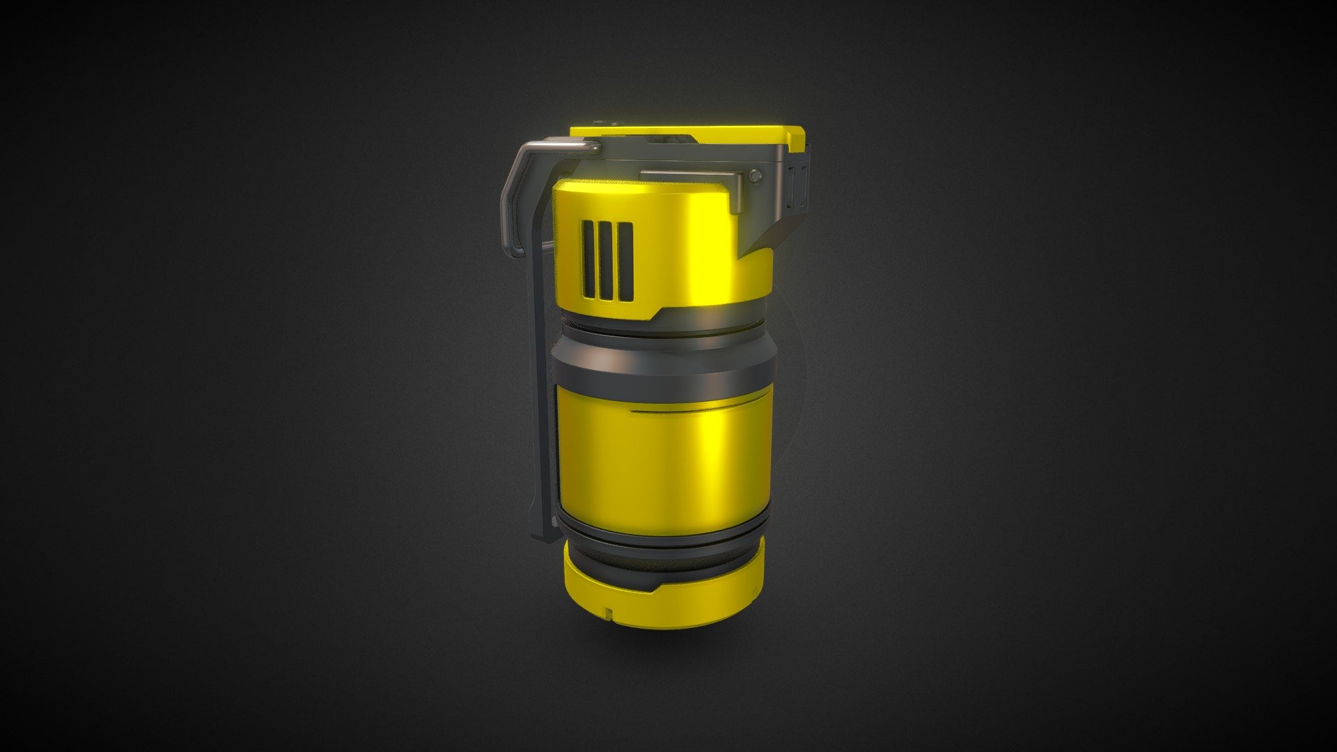 Chemical Grenade Hardsurface - 3D model by mkasaxe [cc14c98] - Sketchfab
