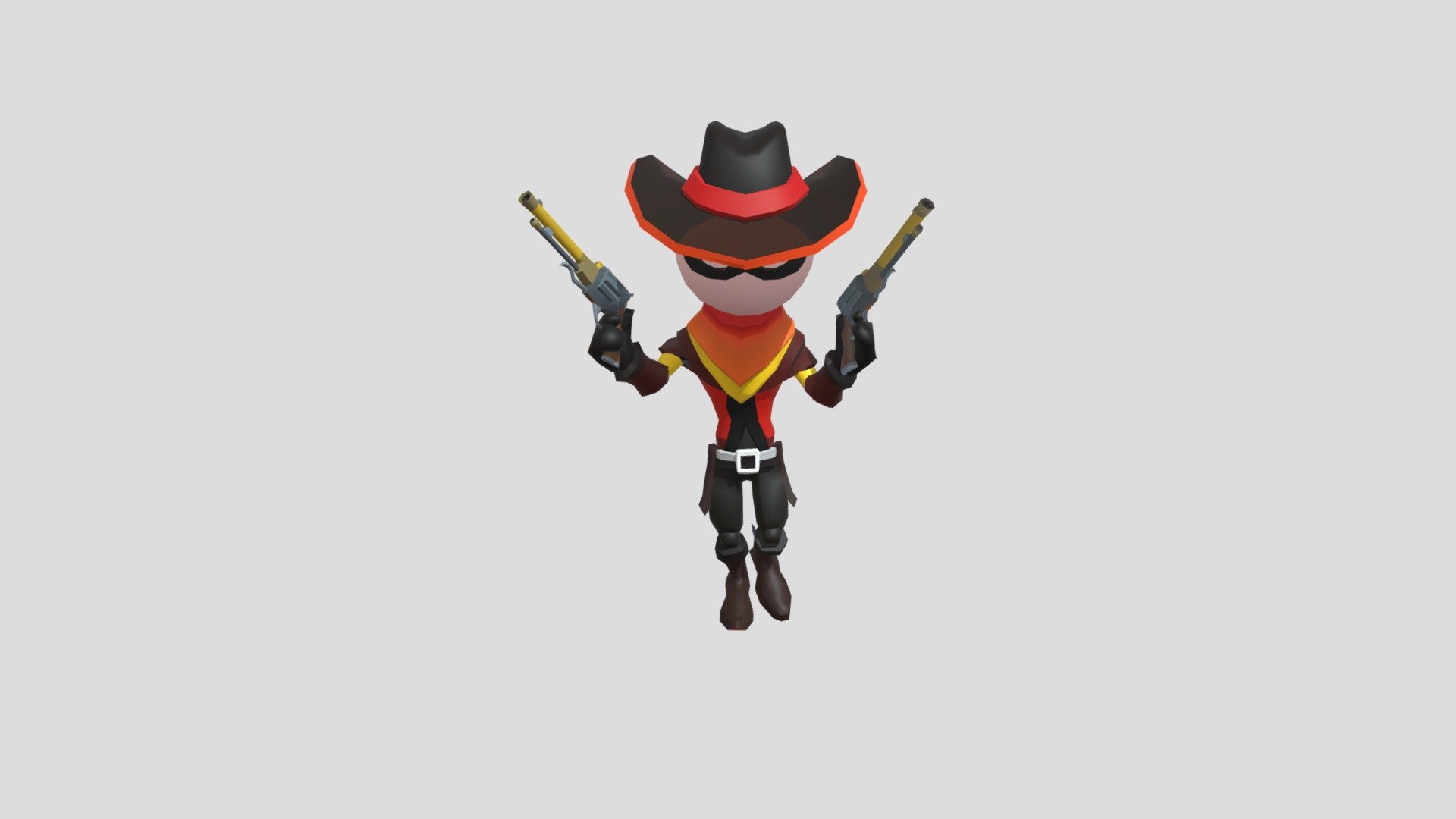 bandit_03_pistol_walk - 3D model by CC (@ccsf) [cc16486] - Sketchfab