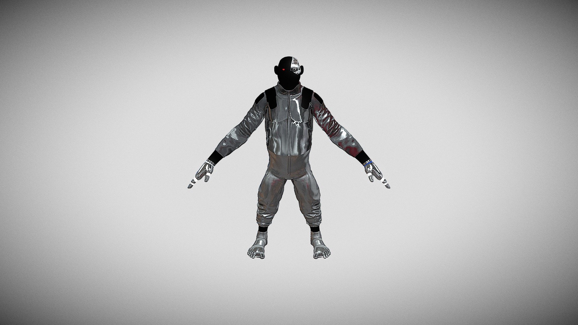 22Block:CyBor Apez NFT - 3D model by 22block [cc16fa9] - Sketchfab