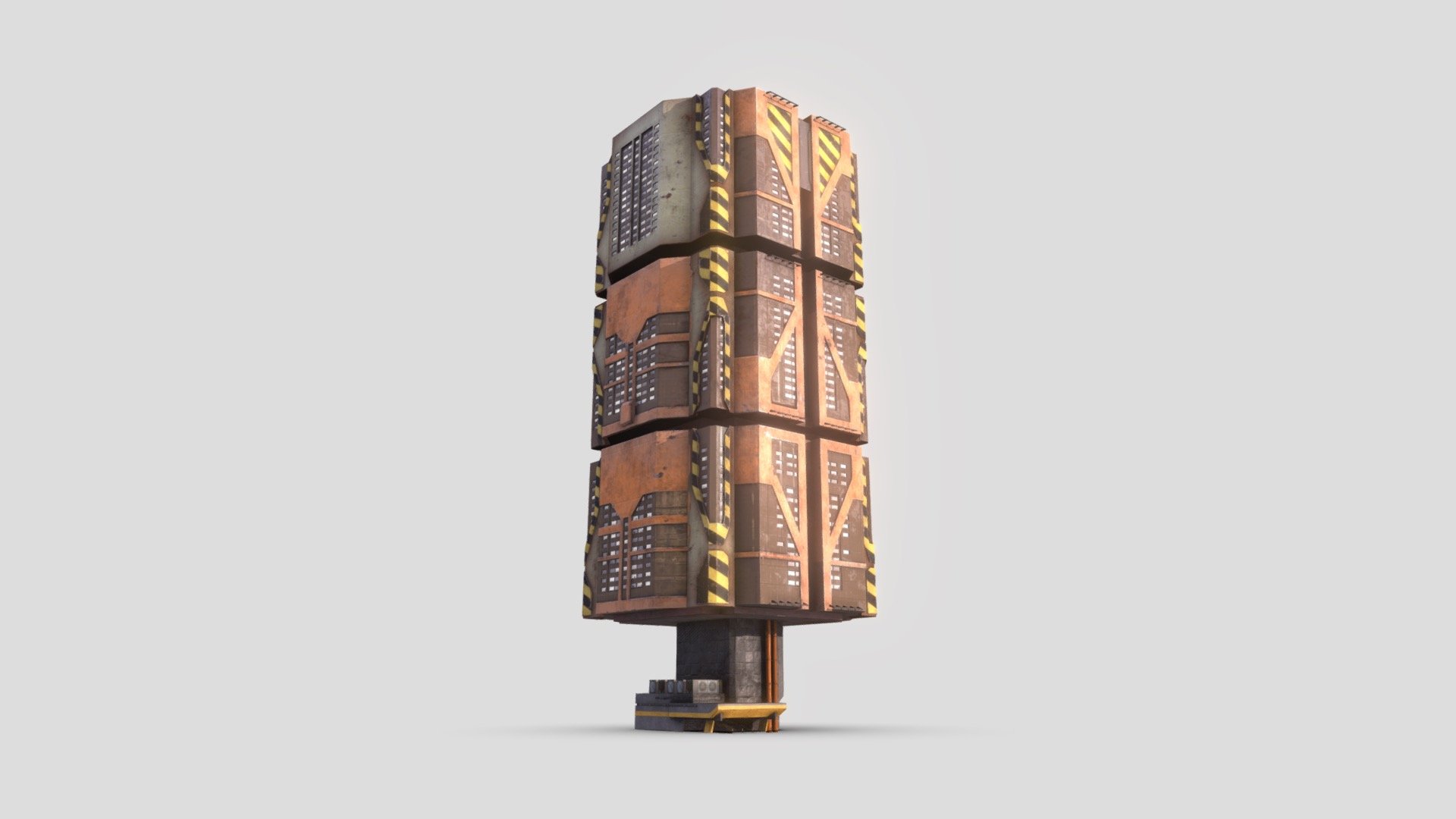 Cyberpunk Megatower - 3D model by Lex713 (@LunarEclips3) [cc172ba ...