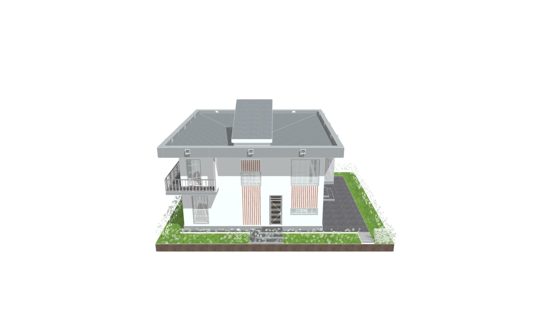 Fold House - Architecture 3D - 3D model by Animo Regis (@andreivasilief ...
