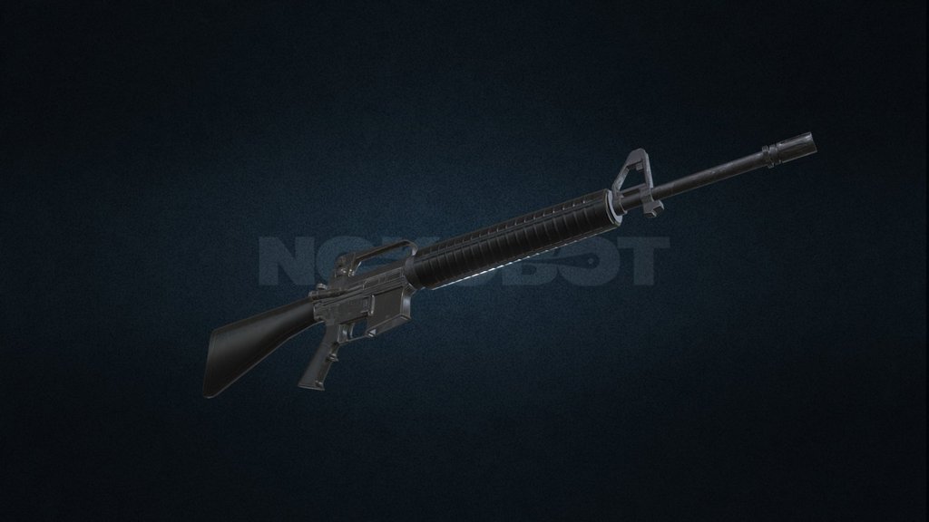 M16 - Modern Gun - 3D model by Nokobot [cc1823b] - Sketchfab