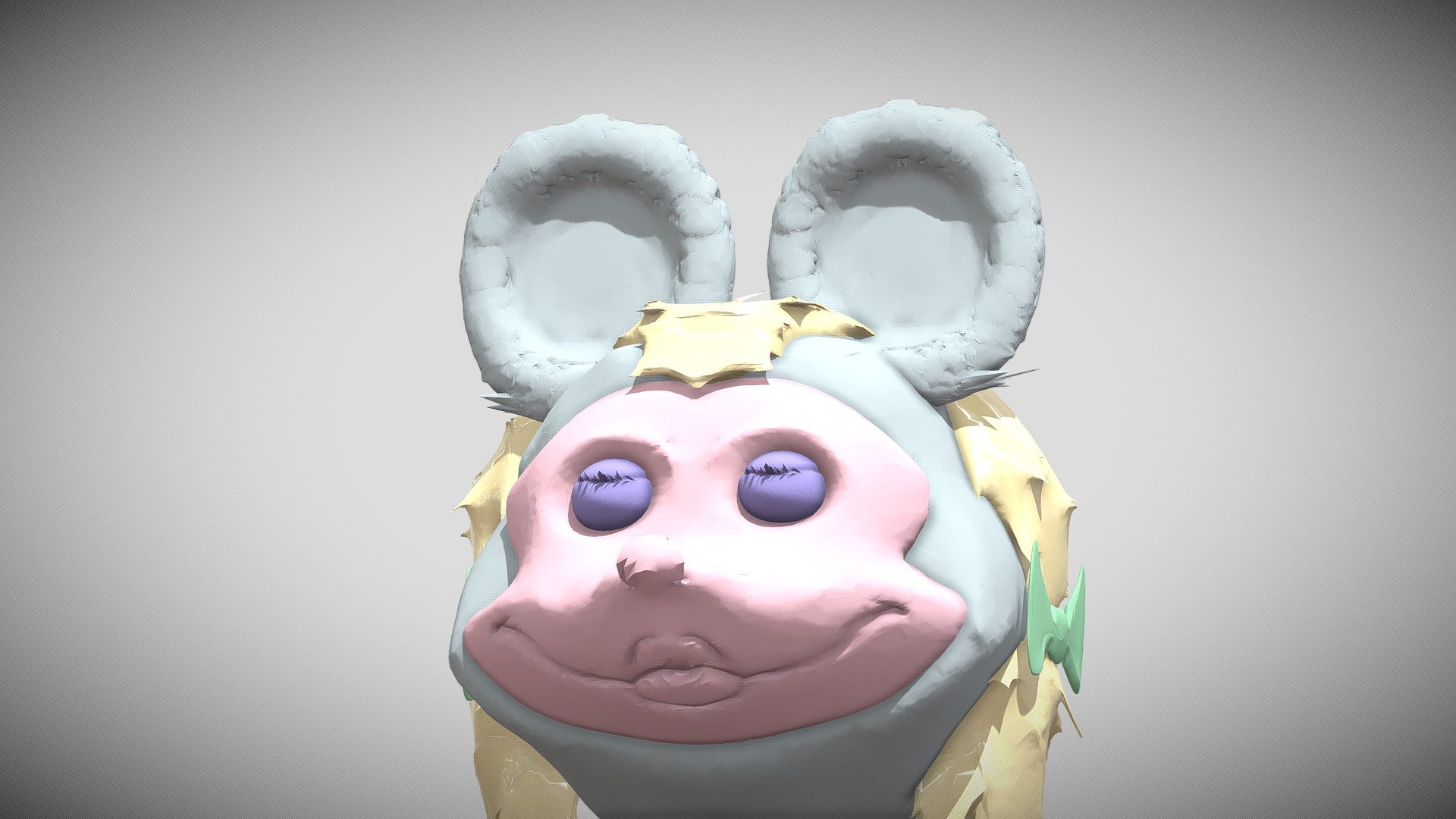 Mitzi Mozzarella (UNCOLORED) - 3D model by GemmyIsGood2025 (@Mini ...