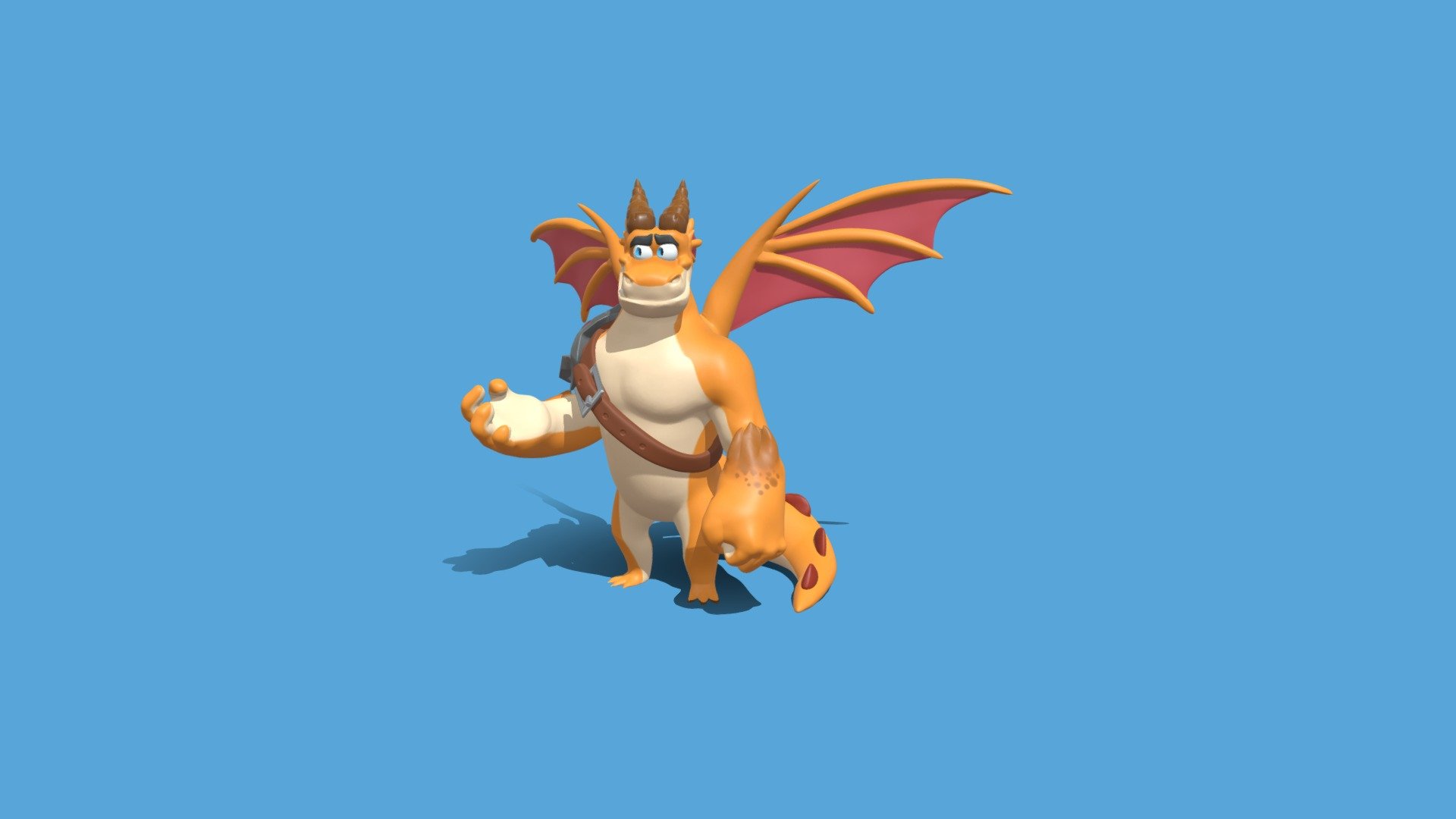 Gerald, the brave dragon! - 3D model by Anagê (@anage) [cc1885d ...