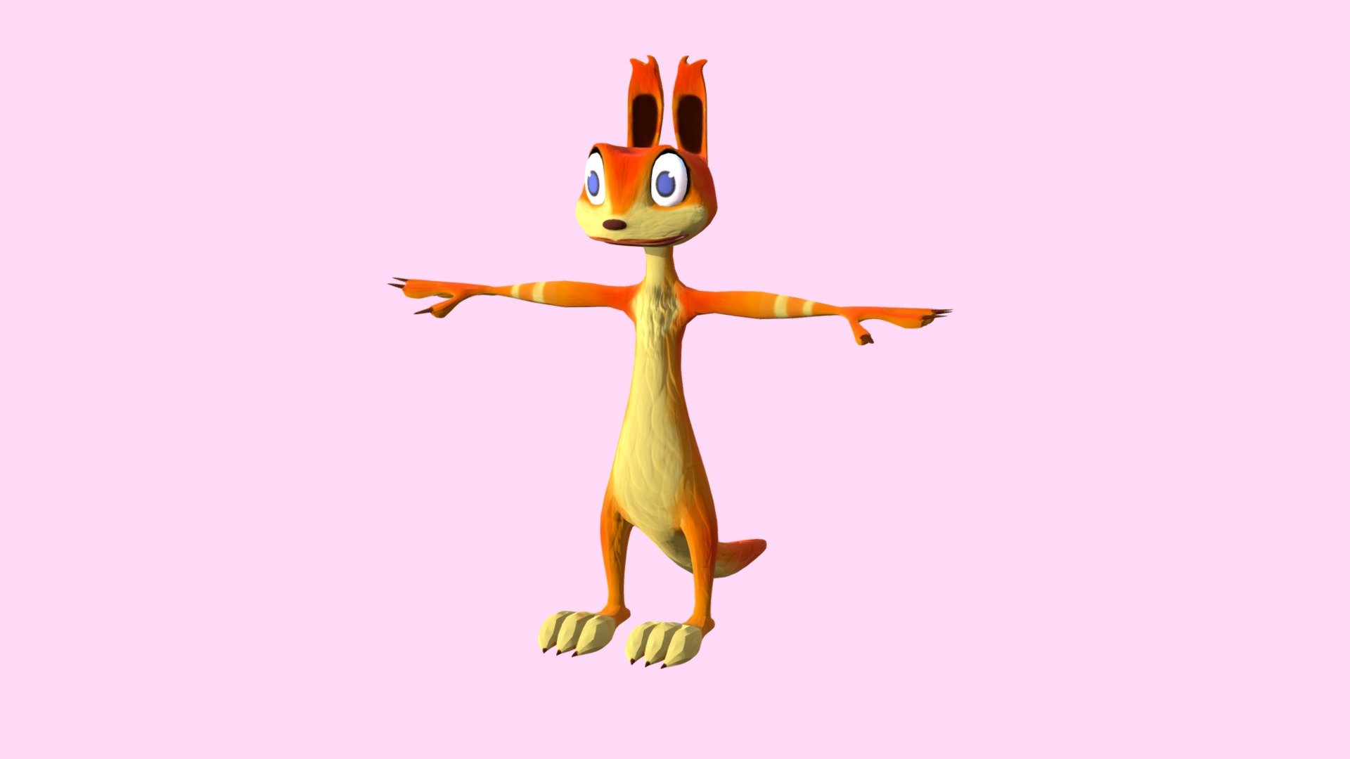 Daxter handpainted model with normal map - 3D model by Xrmoon [cc18e3c ...