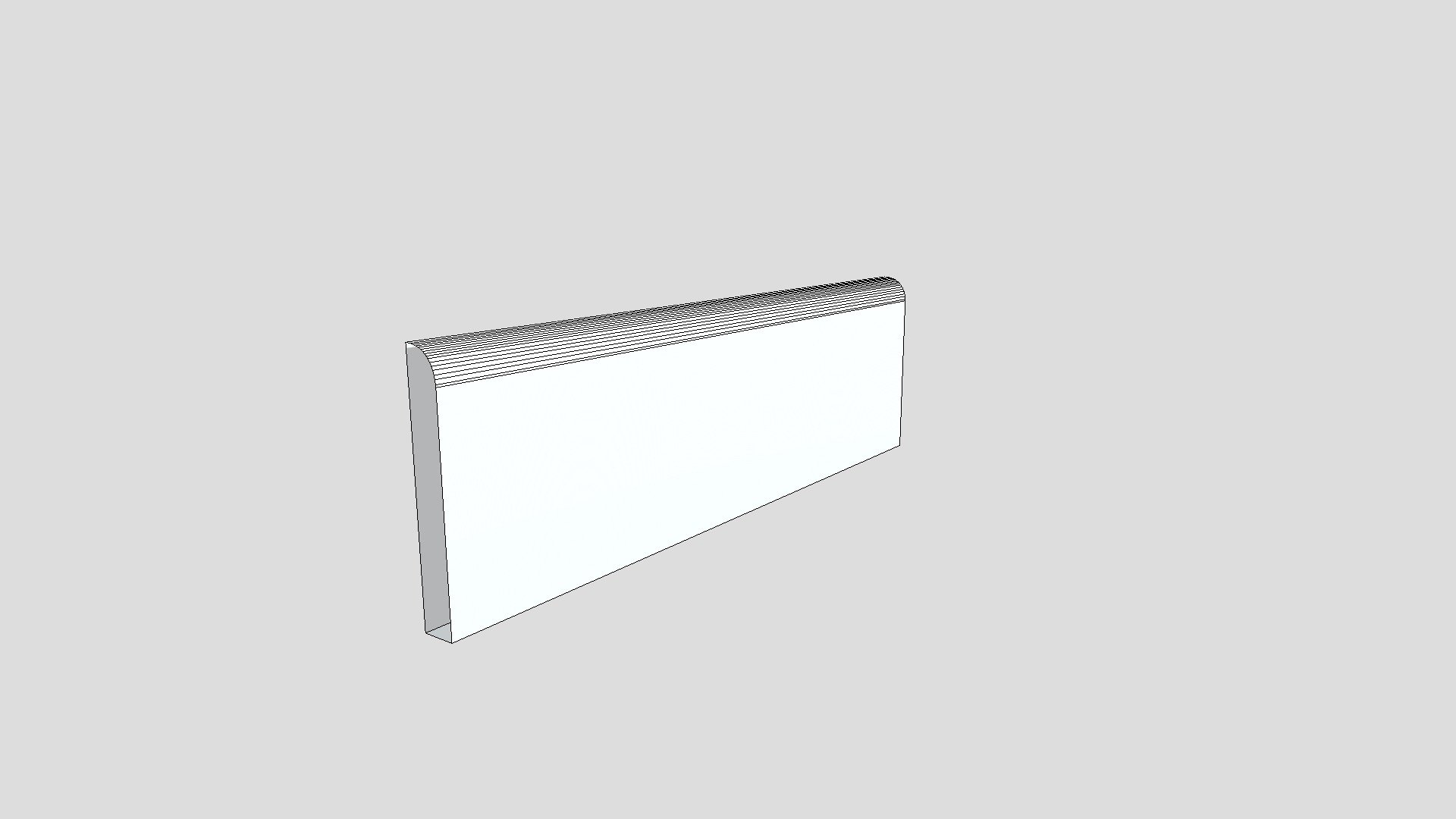 Bullnose Baseboard - Download Free 3D model by echdStudio (@e2chdStudio) [cc1946d] - Sketchfab