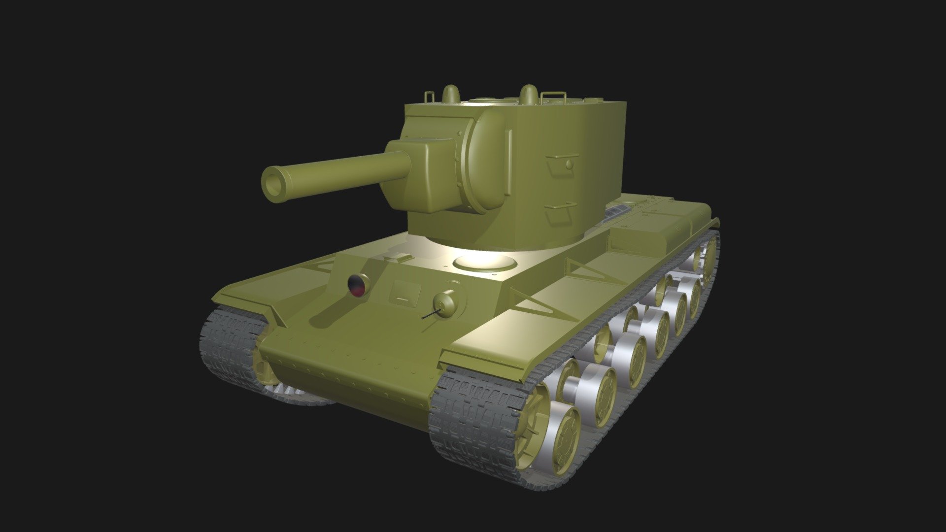 KV-2 - 3D model by Bichiko Sanaia (@bichikosanaia) [cc1b051] - Sketchfab