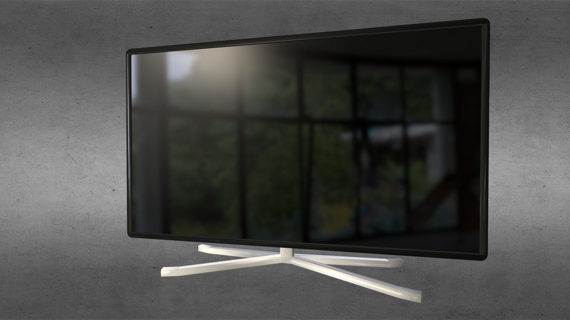 Flat Screen TV 46" with stand - Download Free 3D model by Jann ...