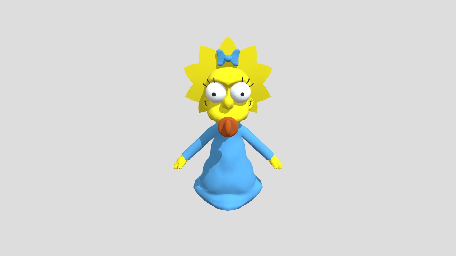 PlayStation 3 - The Simpsons Game - Maggie Simps - Download Free 3D model by kyle.river.withem ...