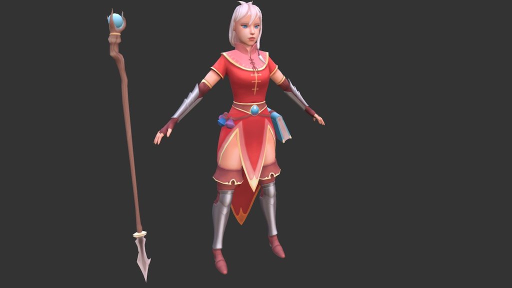 Mage WIP - 3D model by zipli [cc2008b] - Sketchfab