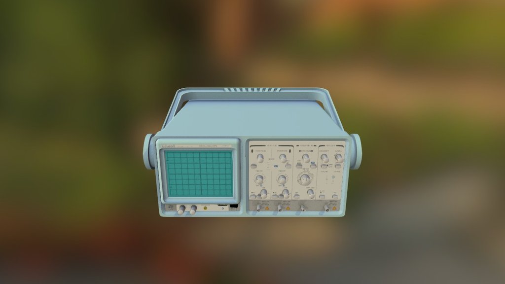 Oscilloscope - 3D model by egygraphic [cc201f9] - Sketchfab