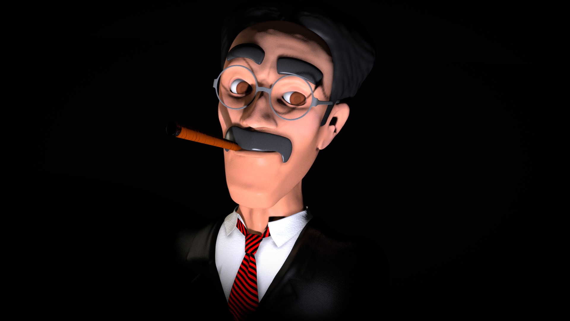 Groucho - Download Free 3D model by davide.6.6.95 [cc21322] - Sketchfab