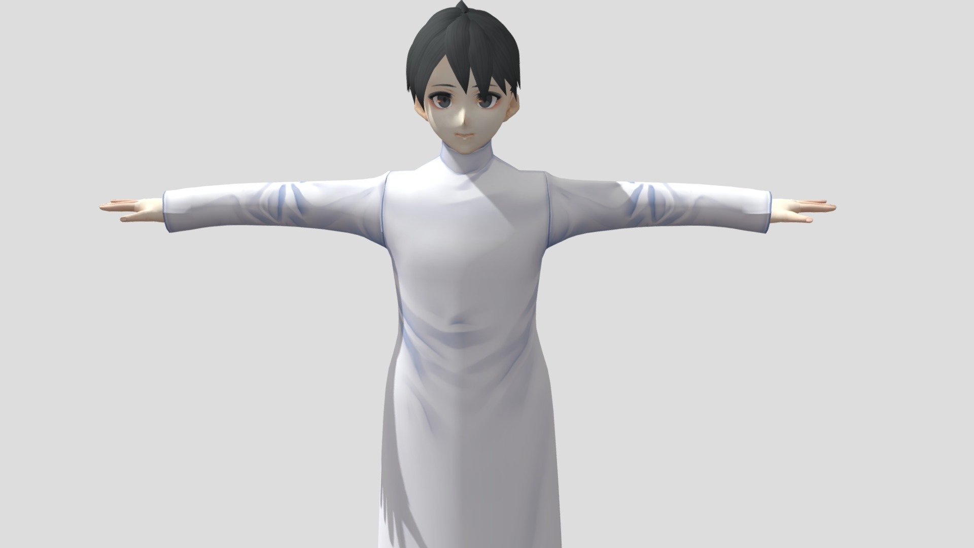【Anime Character】Yong (Two Type/Unity 3D) - Buy Royalty Free 3D model ...