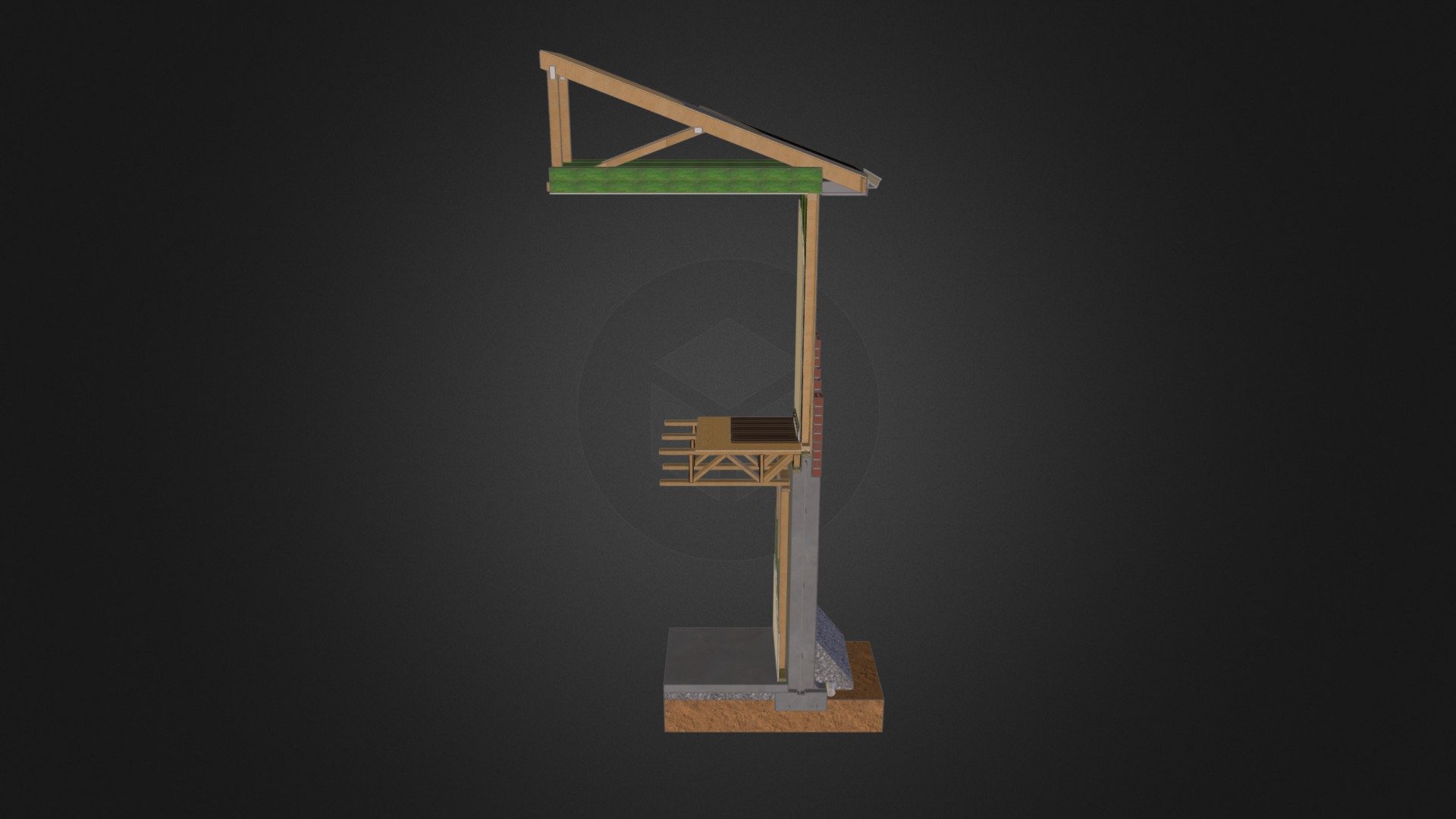 Foundation Section - 3D model by jgbrock1 [cc2424d] - Sketchfab