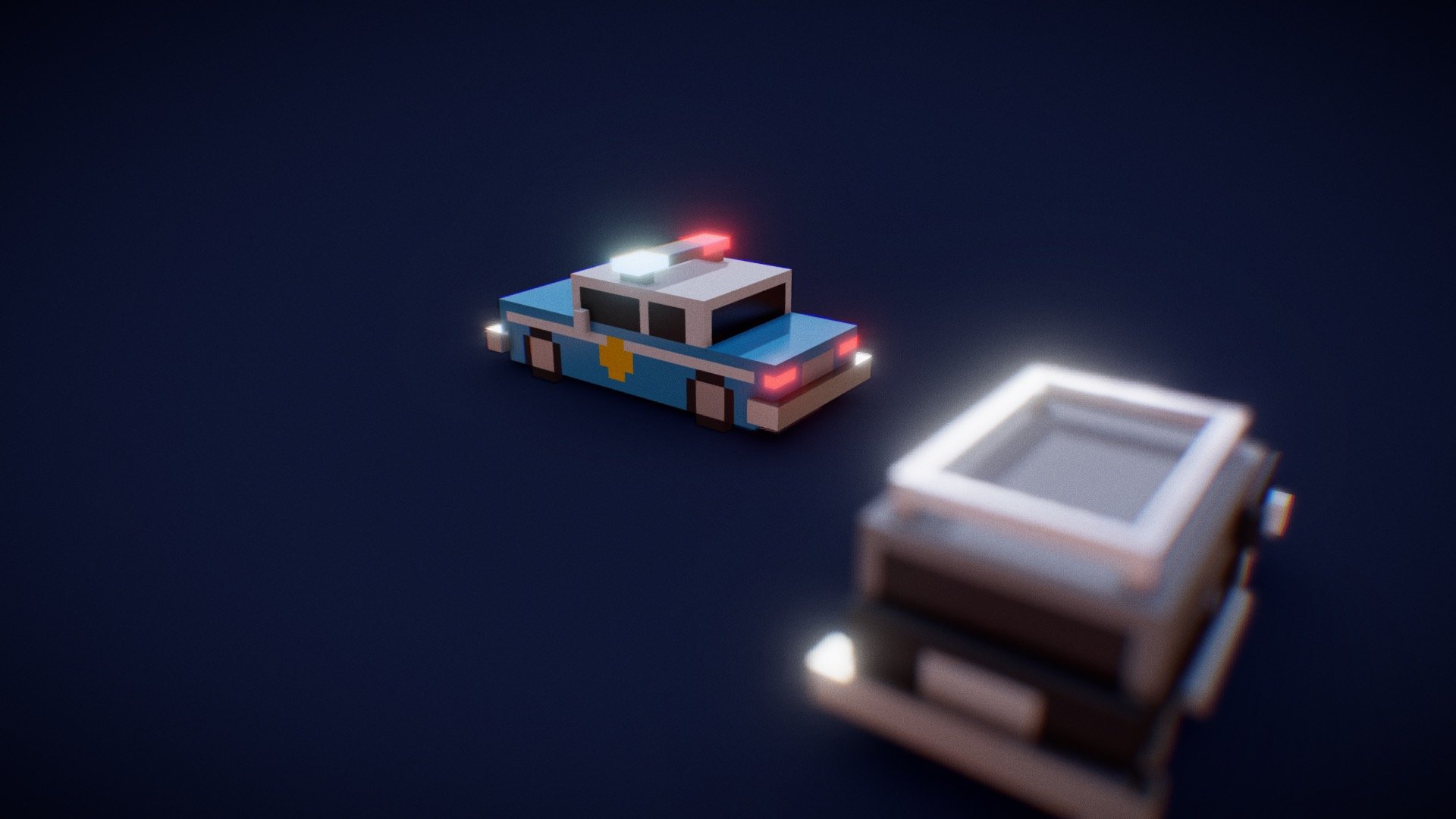 Police car gltf - 3D model by dmac_torrens [cc2714a] - Sketchfab