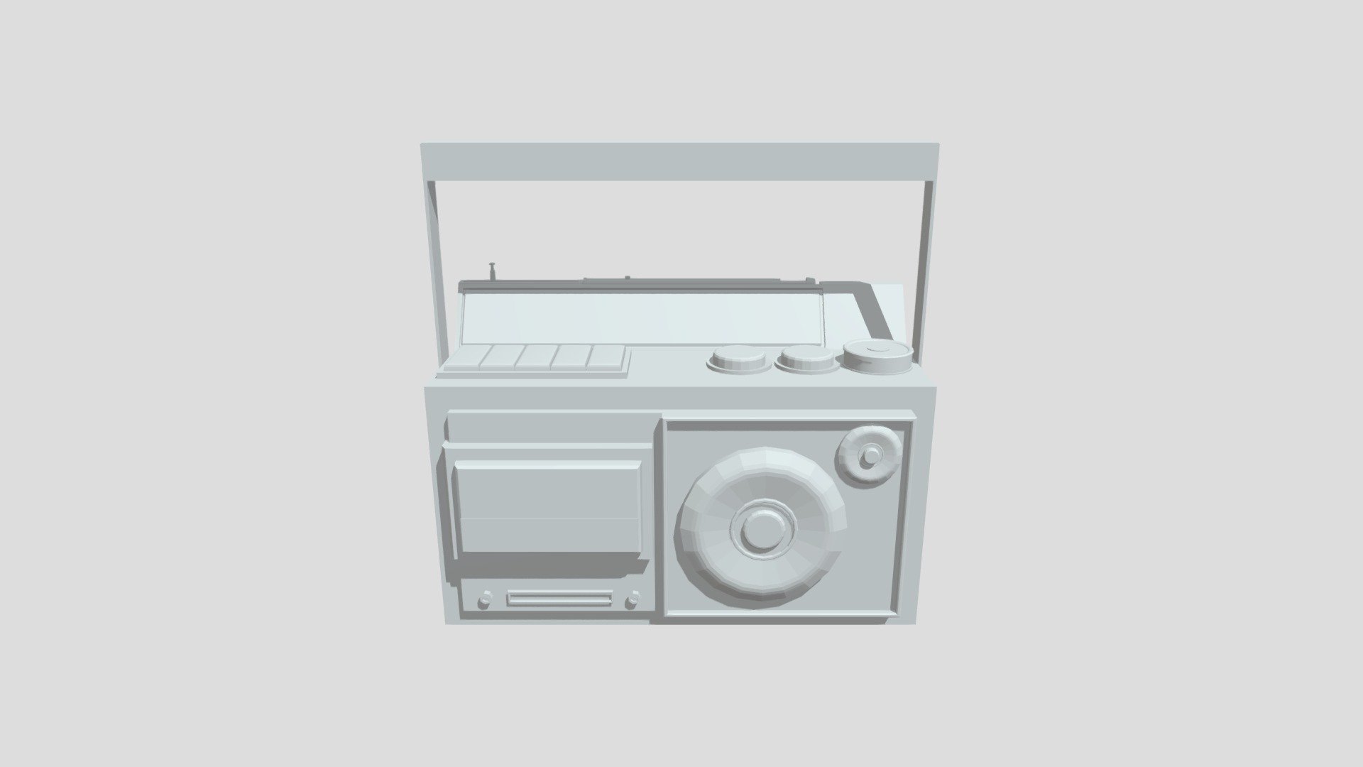 Radio - 3D model by alexcesaaaaar [cc286d2] - Sketchfab