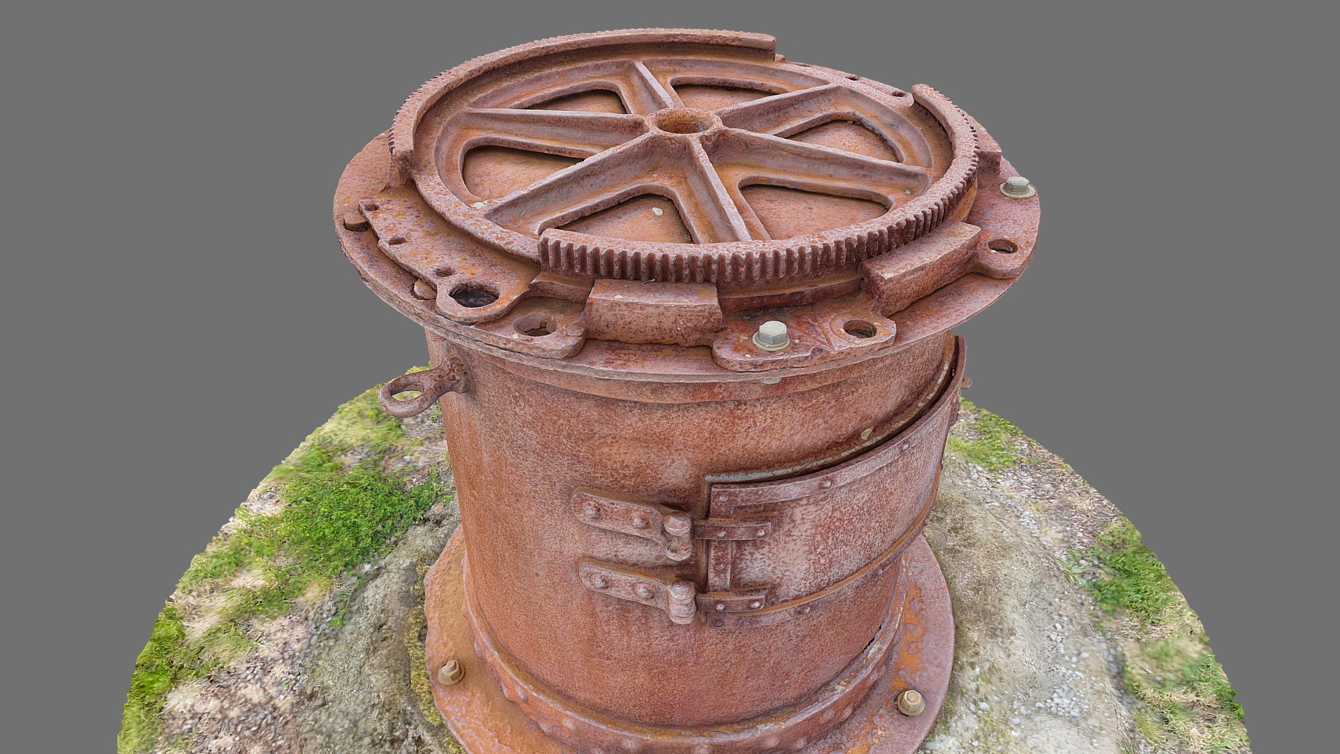 Old military gun base - Download Free 3D model by b_nealie [cc28b7d ...