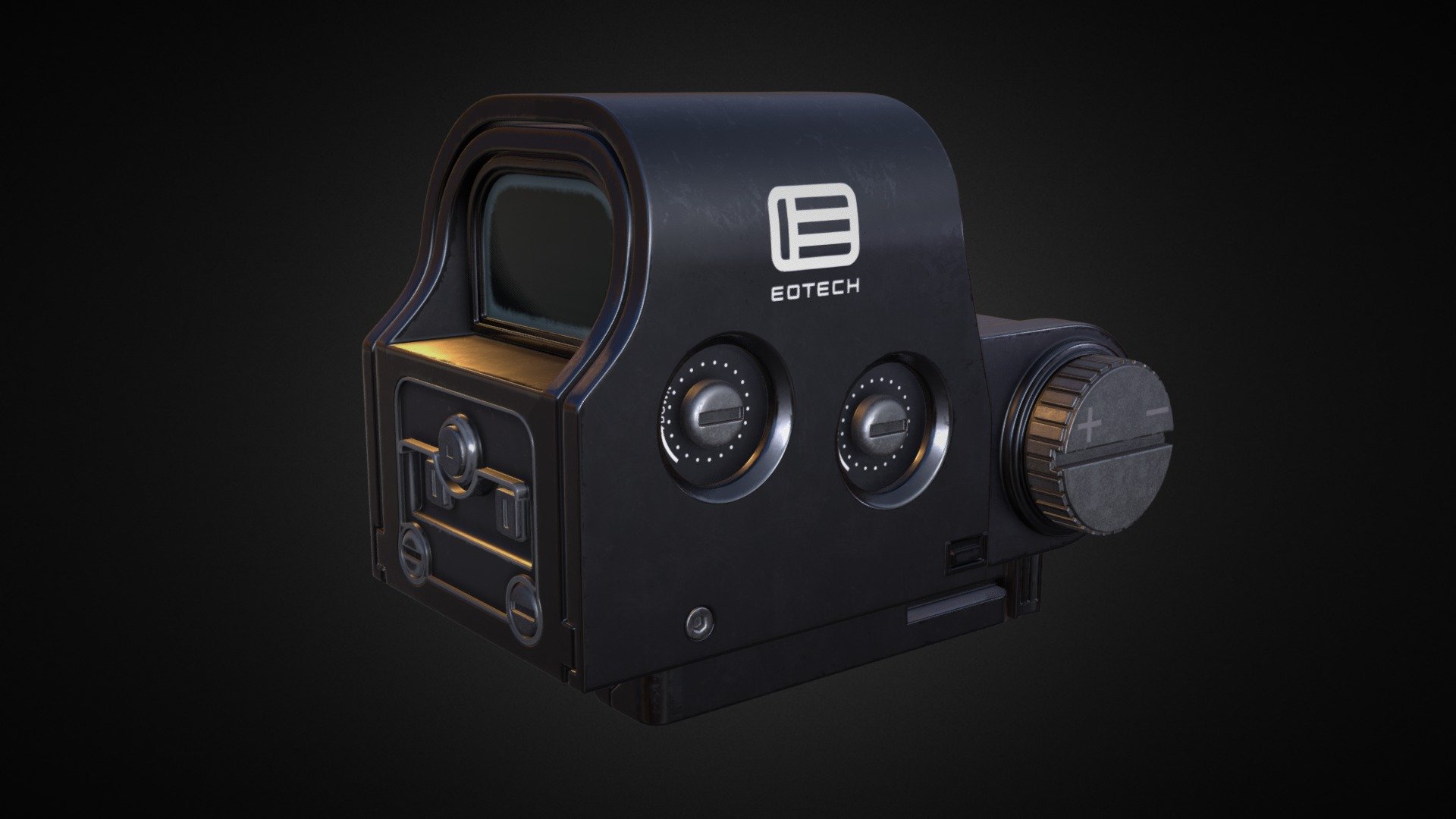 Highpoly EOTECH HOLOSIGHT - 3D model by Totem Studio ...