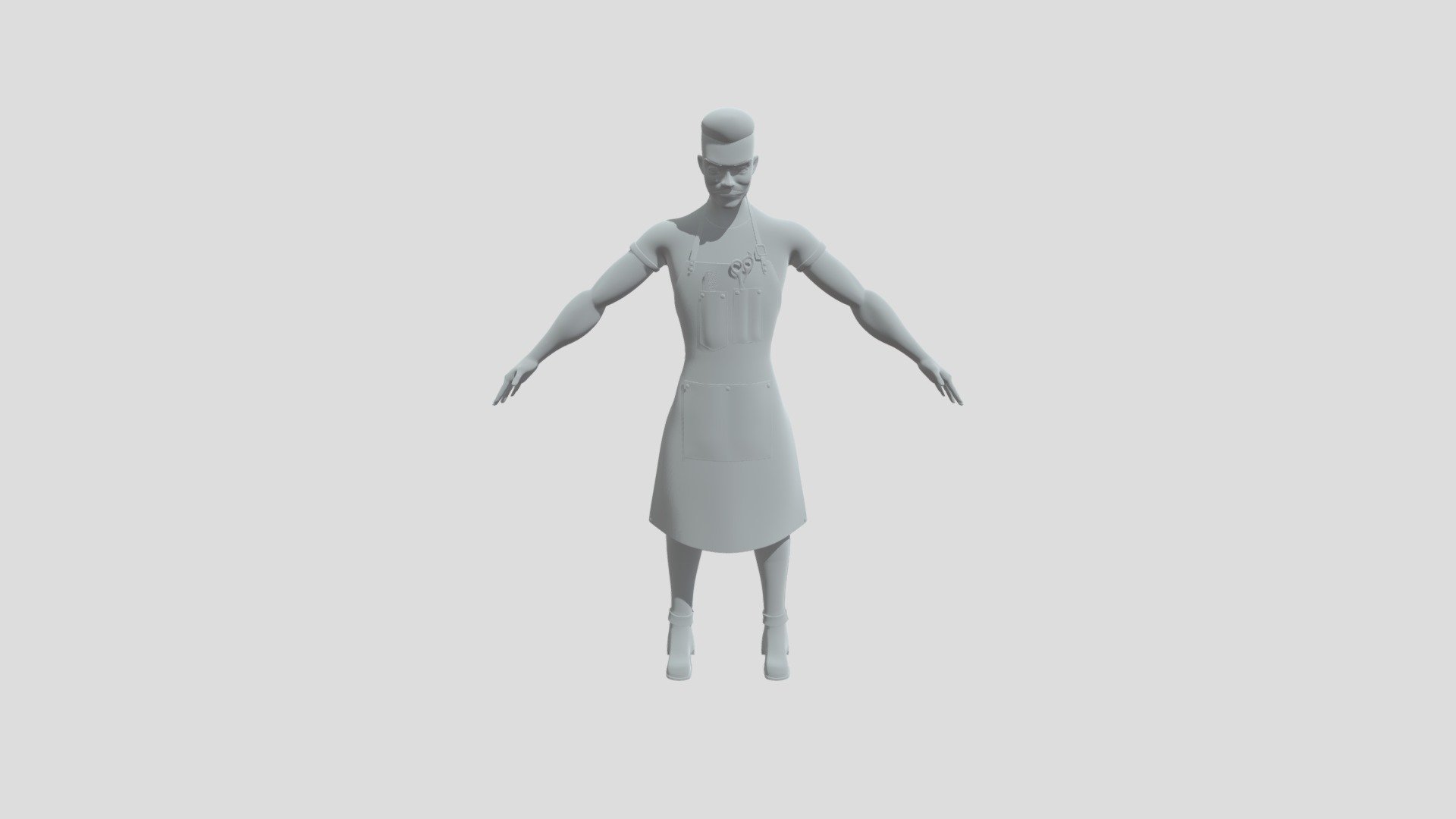 barber - 3D model by Matteo.Le.Scouarnec [cc29762] - Sketchfab