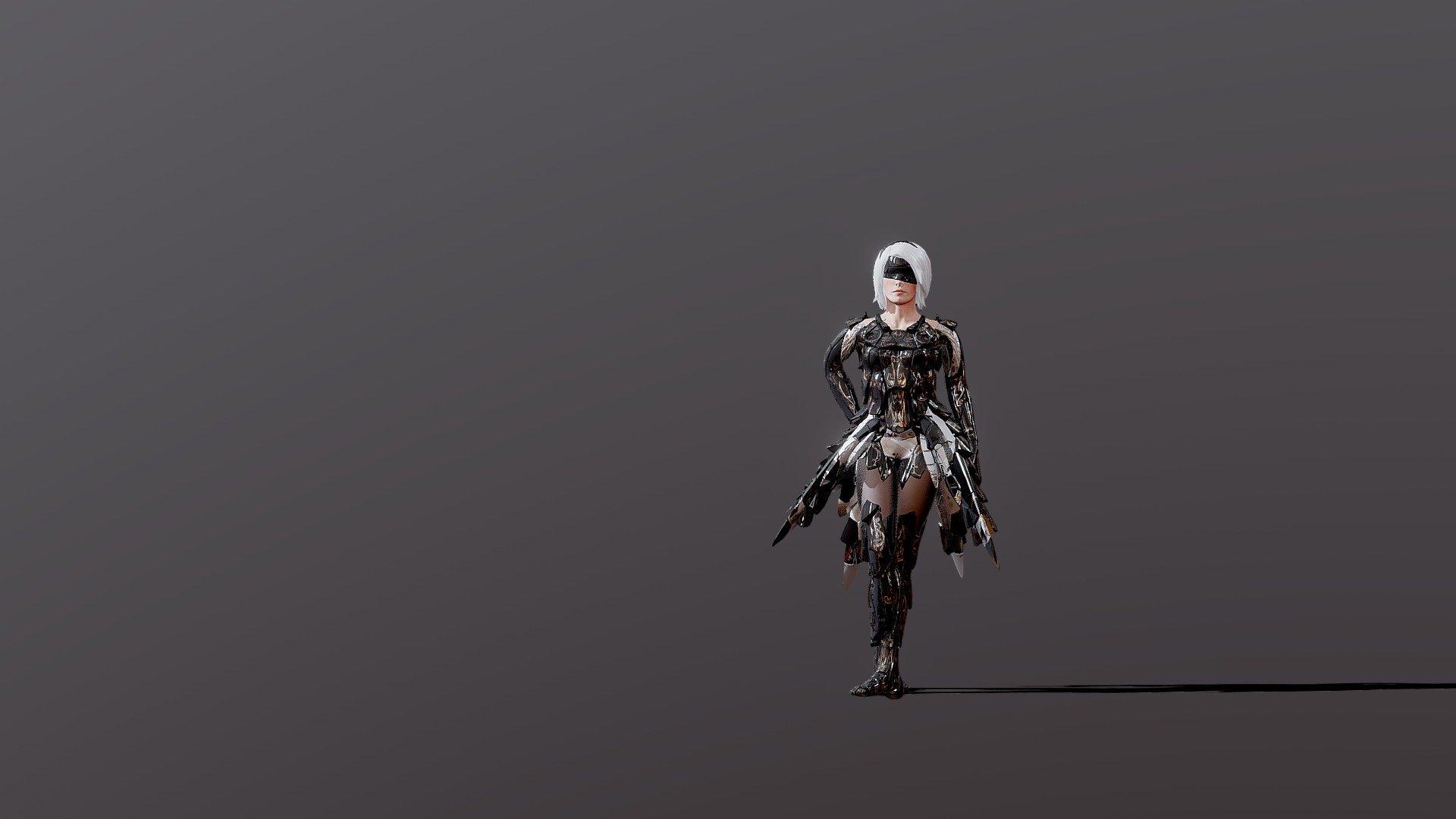 Procedural Hard Surface Modeling Test 21 009 3d Model By Asaito